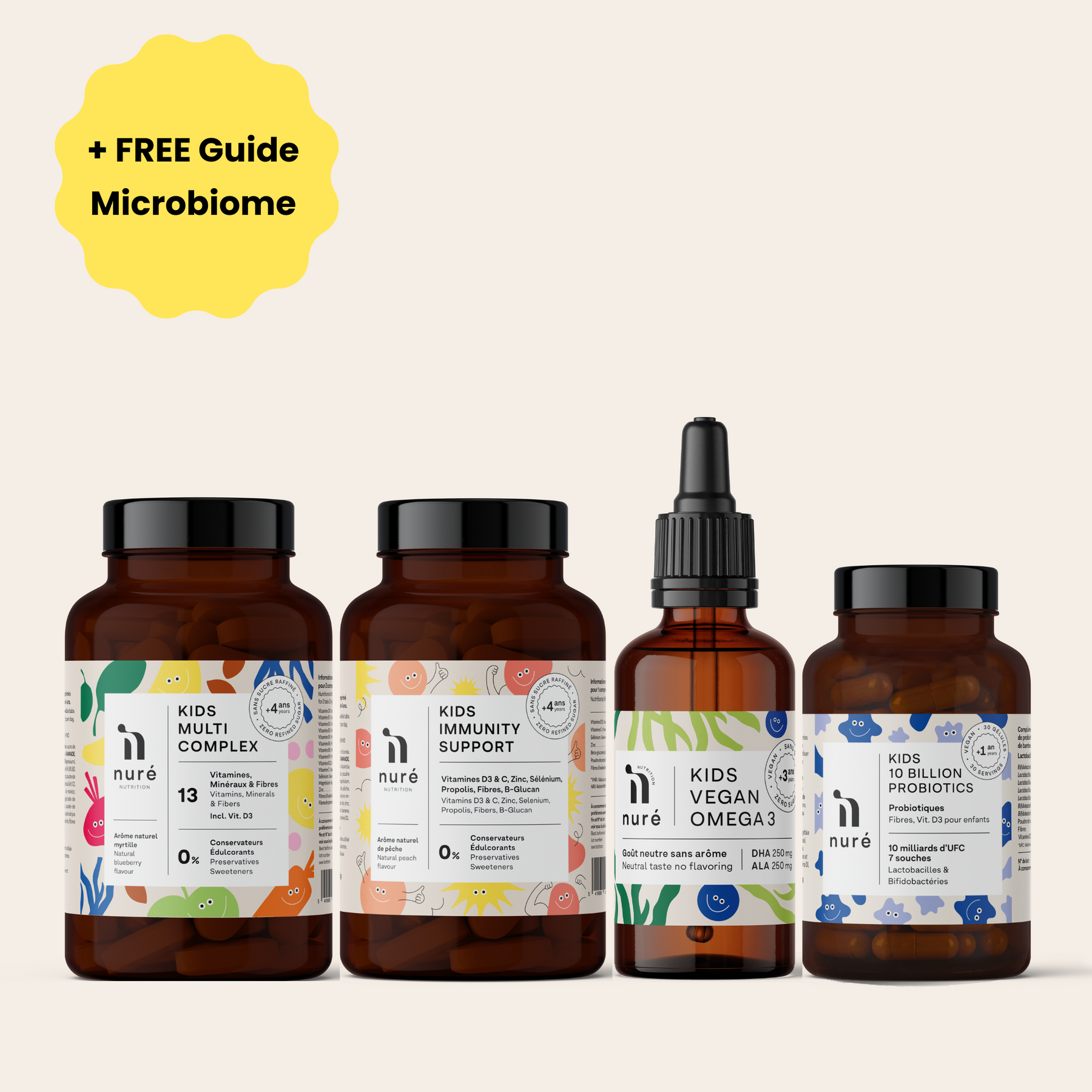 Compléments alimentaires naturels pour enfants